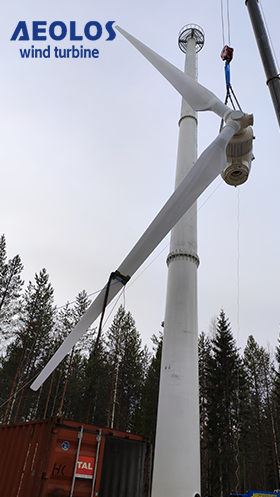 Finland H 100kW Wind Turbine in Kajaani- Aeolos Wind Turbine