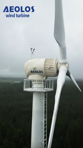 Finland H 100kW Wind Turbine in Kajaani- Aeolos Wind Turbine