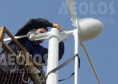 Greece 2kW Wind Turbine - Aeolos Wind Turbine