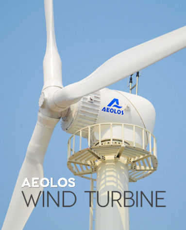 Mini Eolico 60kw-Aeolos Turbina Eolica 60kw, Generatore Eolico 50kw